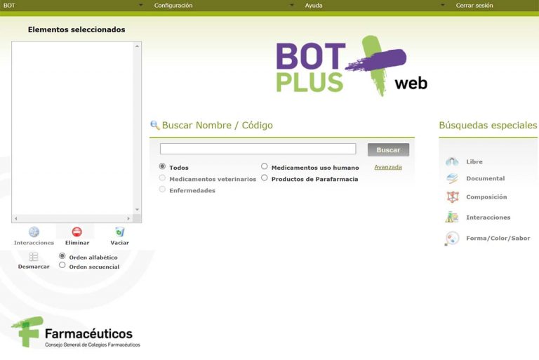 El CGCOF lanza una nueva versión de la base de datos Bot Plus | @diariofarma